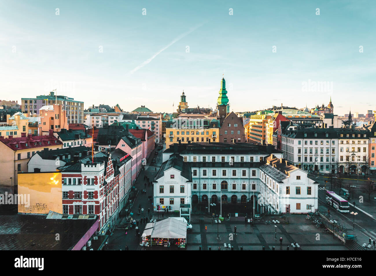 Photo of Streets and Buildings of Stockholm, Sweden Stock Photo - Alamy