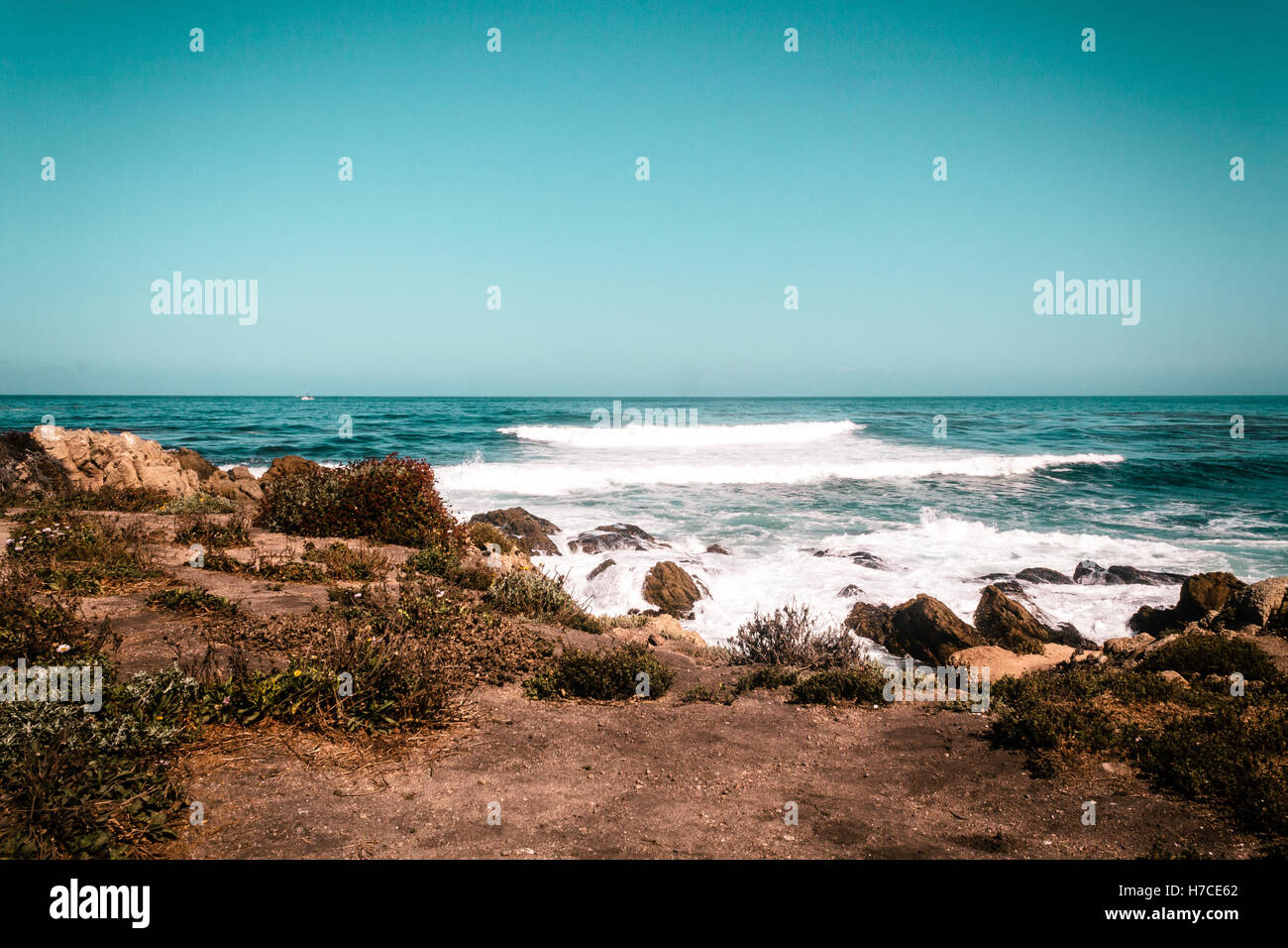 Photo of Oceanview from California Coast, United States Stock Photo - Alamy