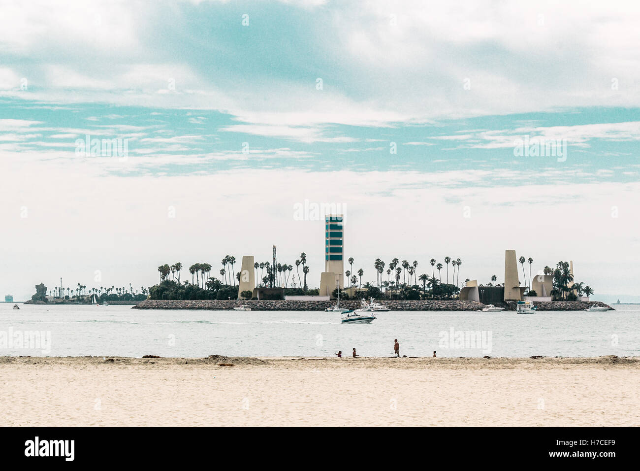 Photo of Island at Long Beach, Los Angeles Stock Photo - Alamy