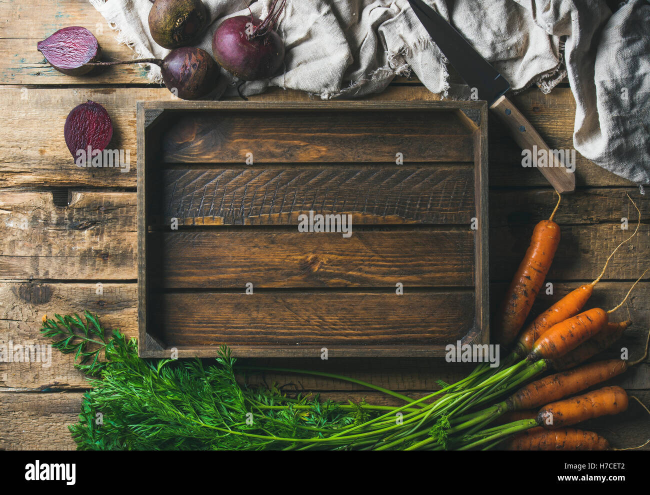 Healthy food cooking background. Vegetable ingredients. Fresh garden ...