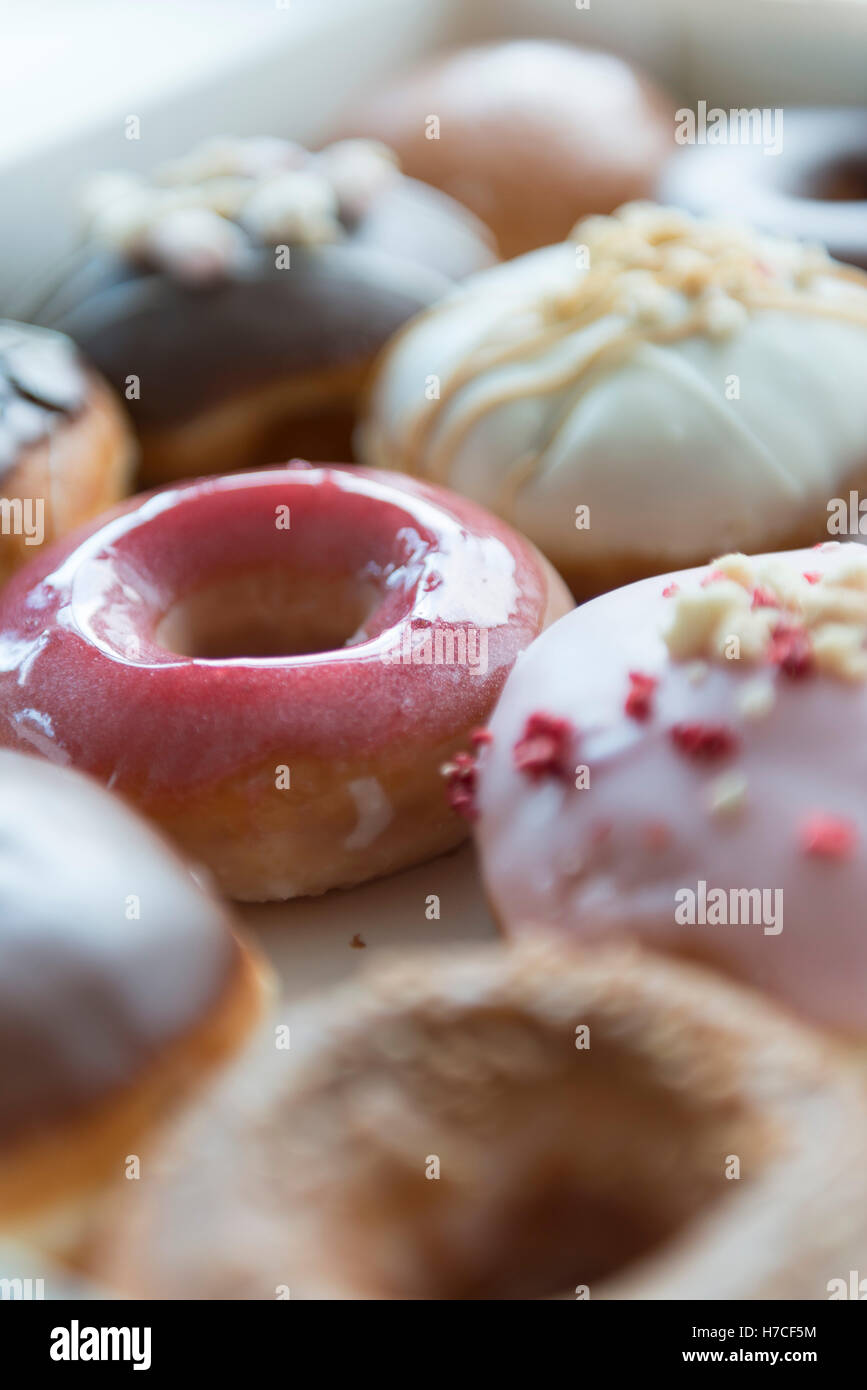 Donut in a box hi-res stock photography and images - Alamy