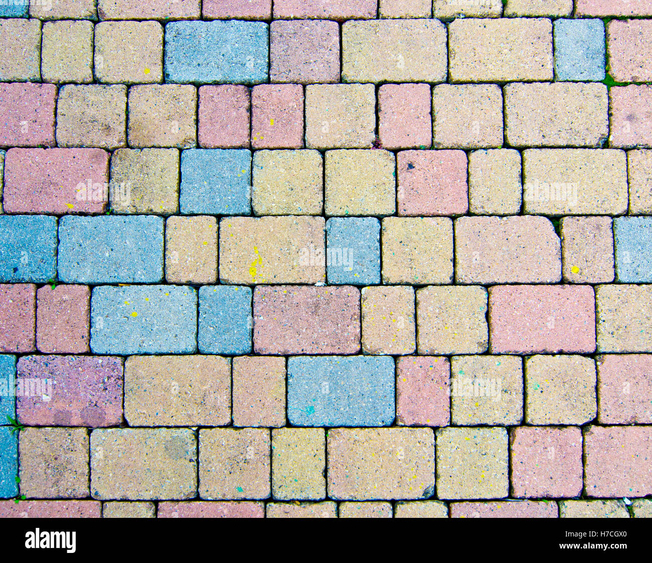 paving pattern stone blocks with shape and color irregular Stock Photo ...