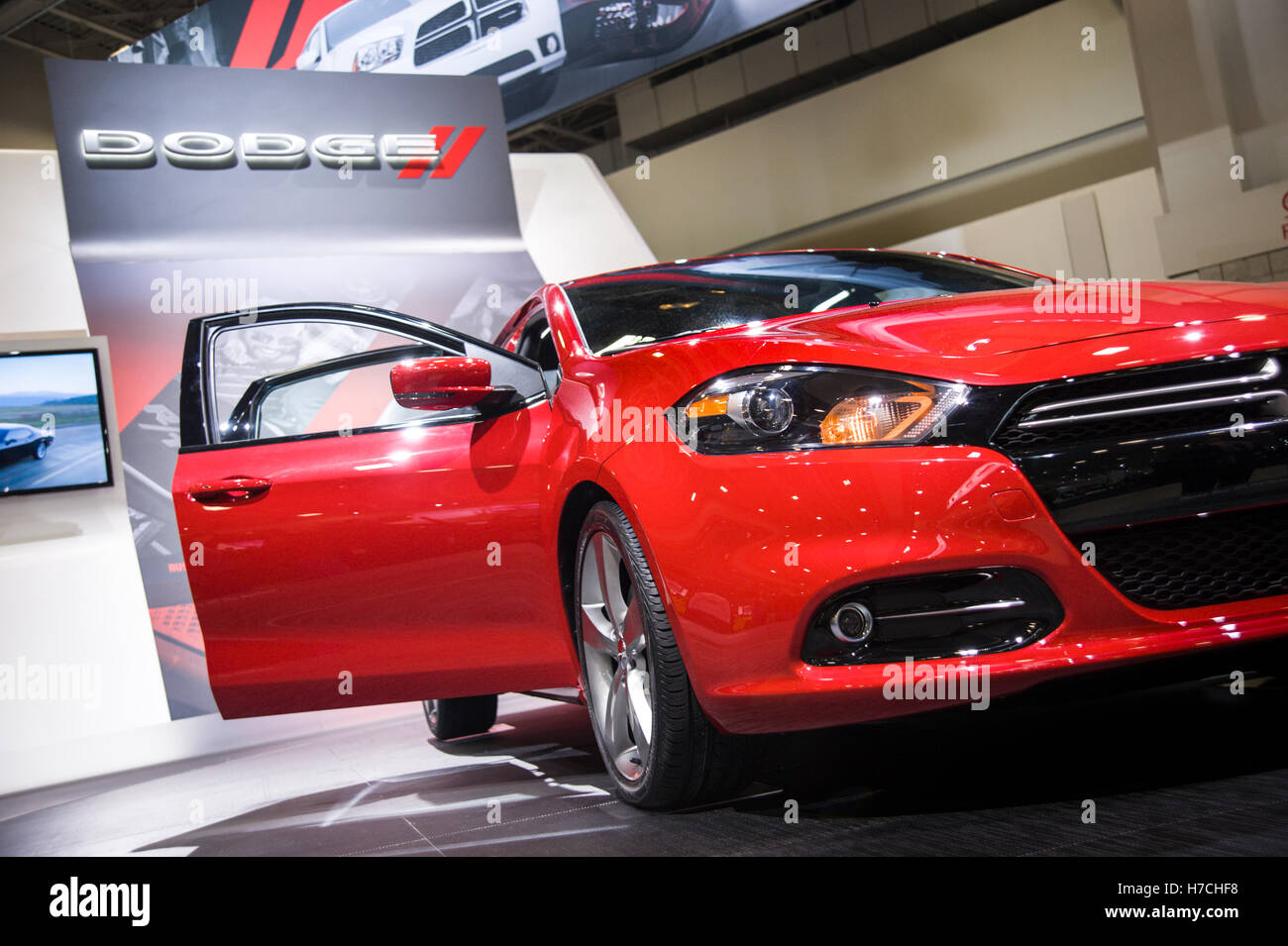Dodge car at car show display Stock Photo - Alamy