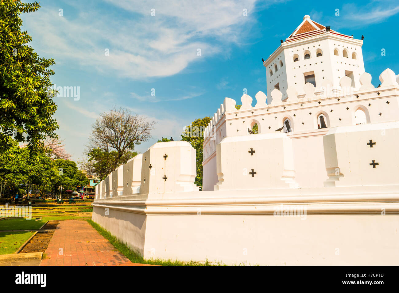Phra Sumen Fort Bangkok, Thailand Stock Photo - Alamy