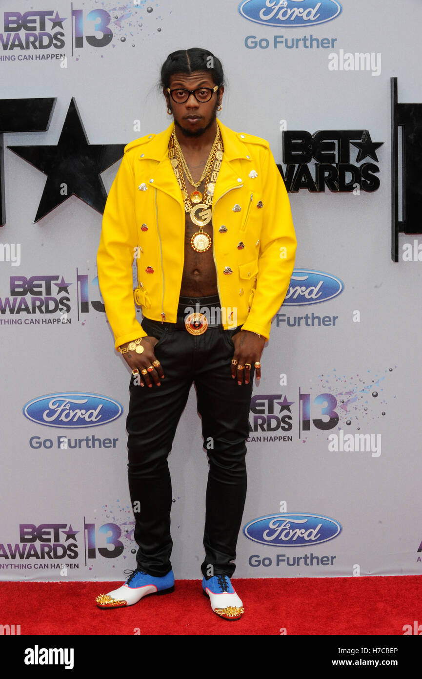 Rapper Trinidad James attends the Ford Red Carpet at the 2013 BET ...