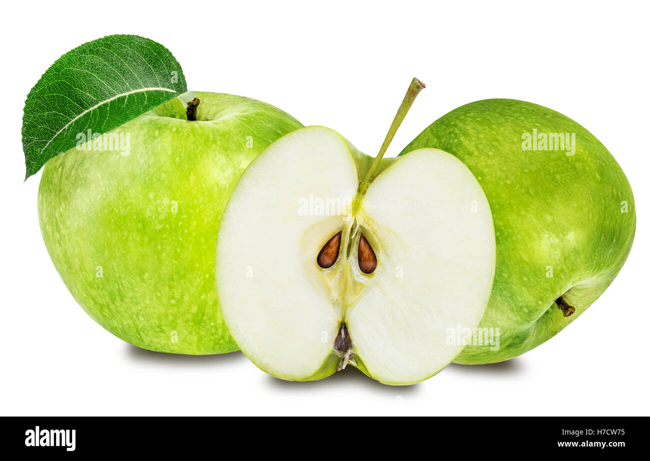 apple isolated on white background Stock Photo - Alamy