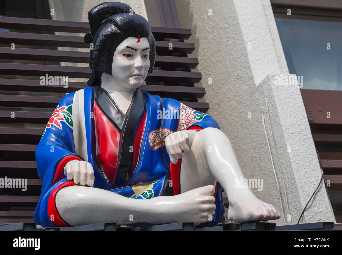 White face dummy sits in Tokyo Stock Photo - Alamy