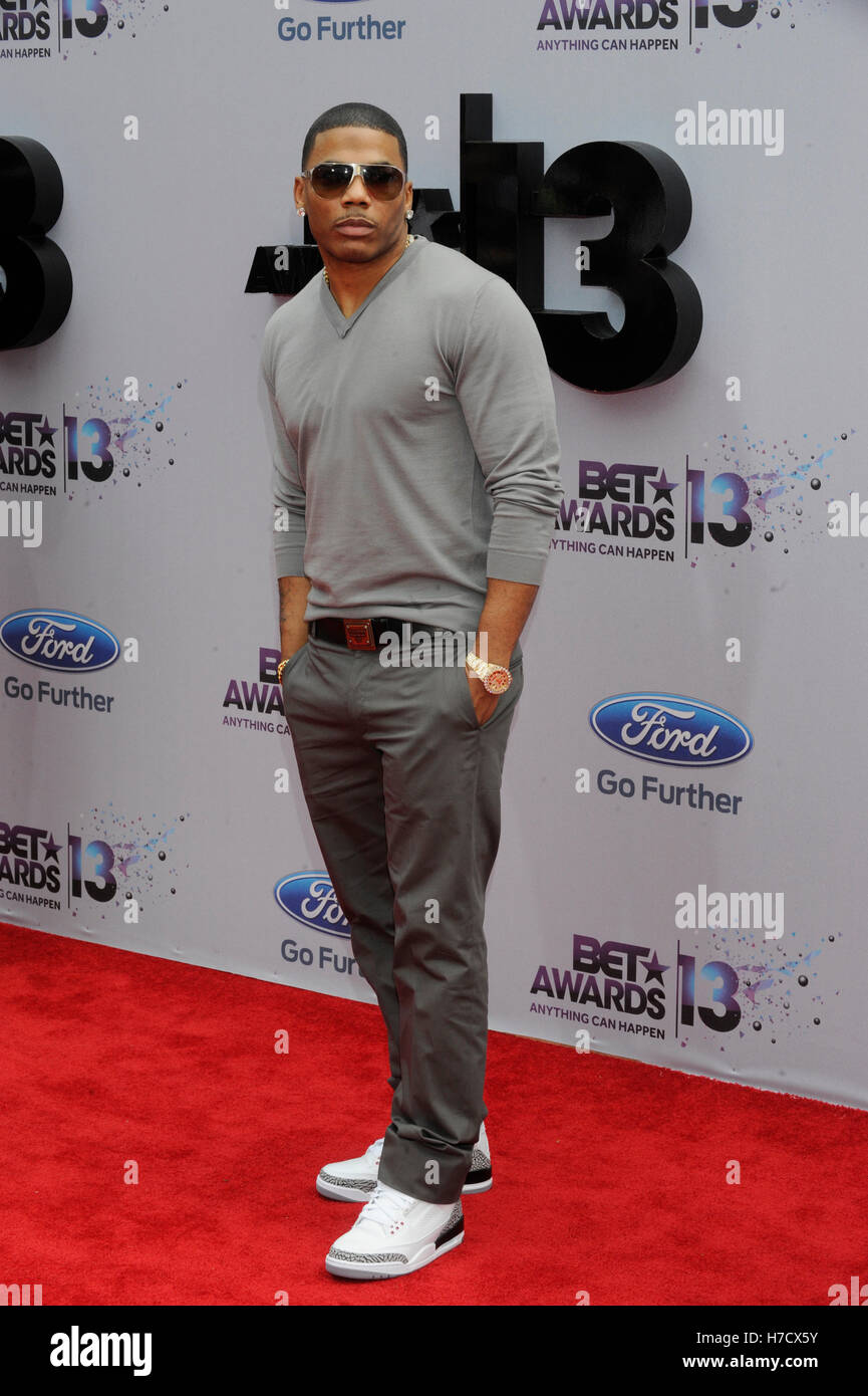 Rapper Cornell Iral Haynes, Jr. aka Nelly attends the Ford Red Carpet ...