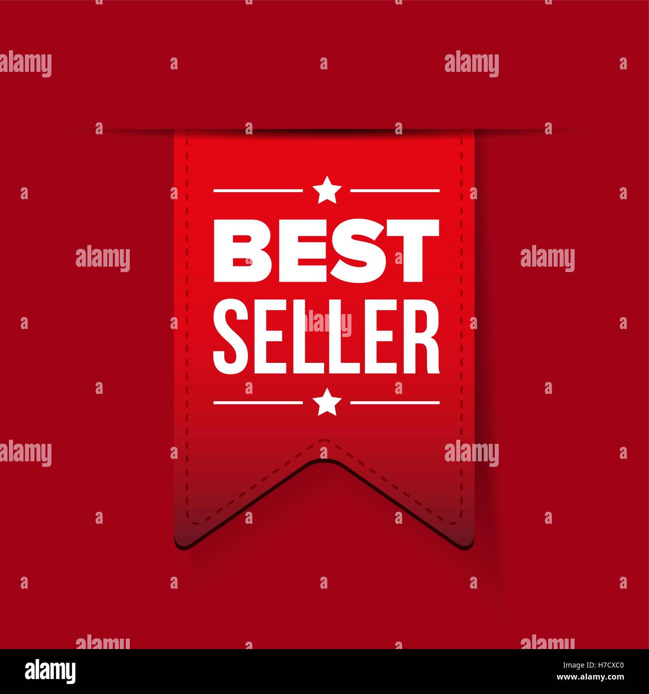 Best Seller red ribbon vector Stock Vector Image & Art - Alamy