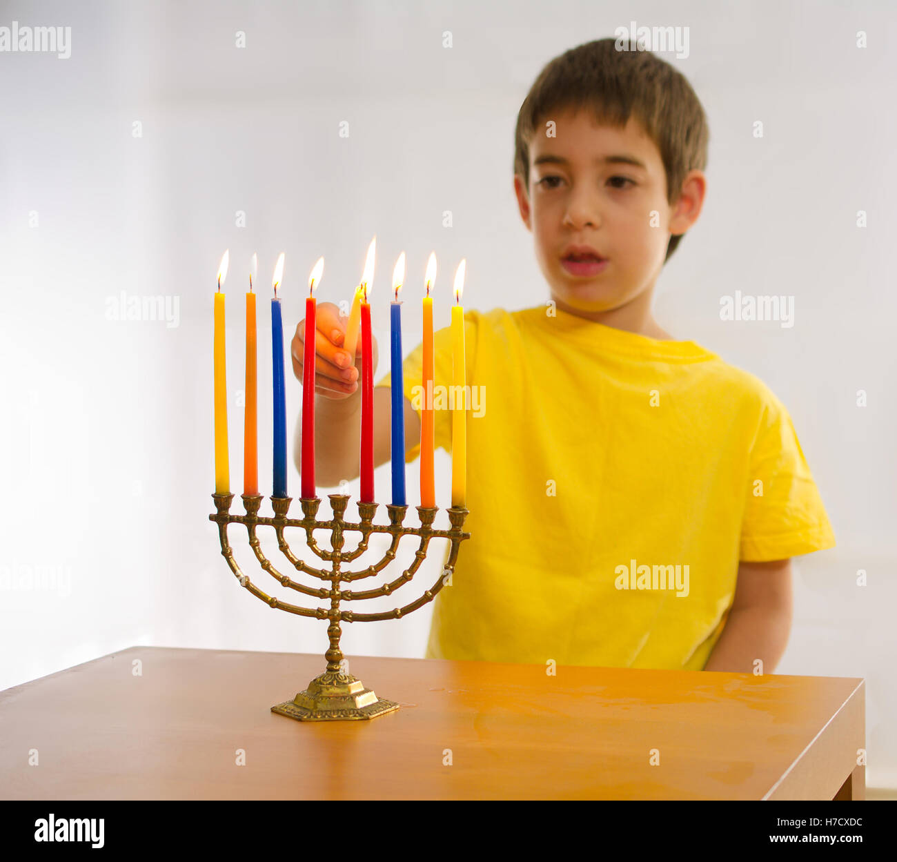 Israeli year old child lighting hi-res stock photography and images - Alamy