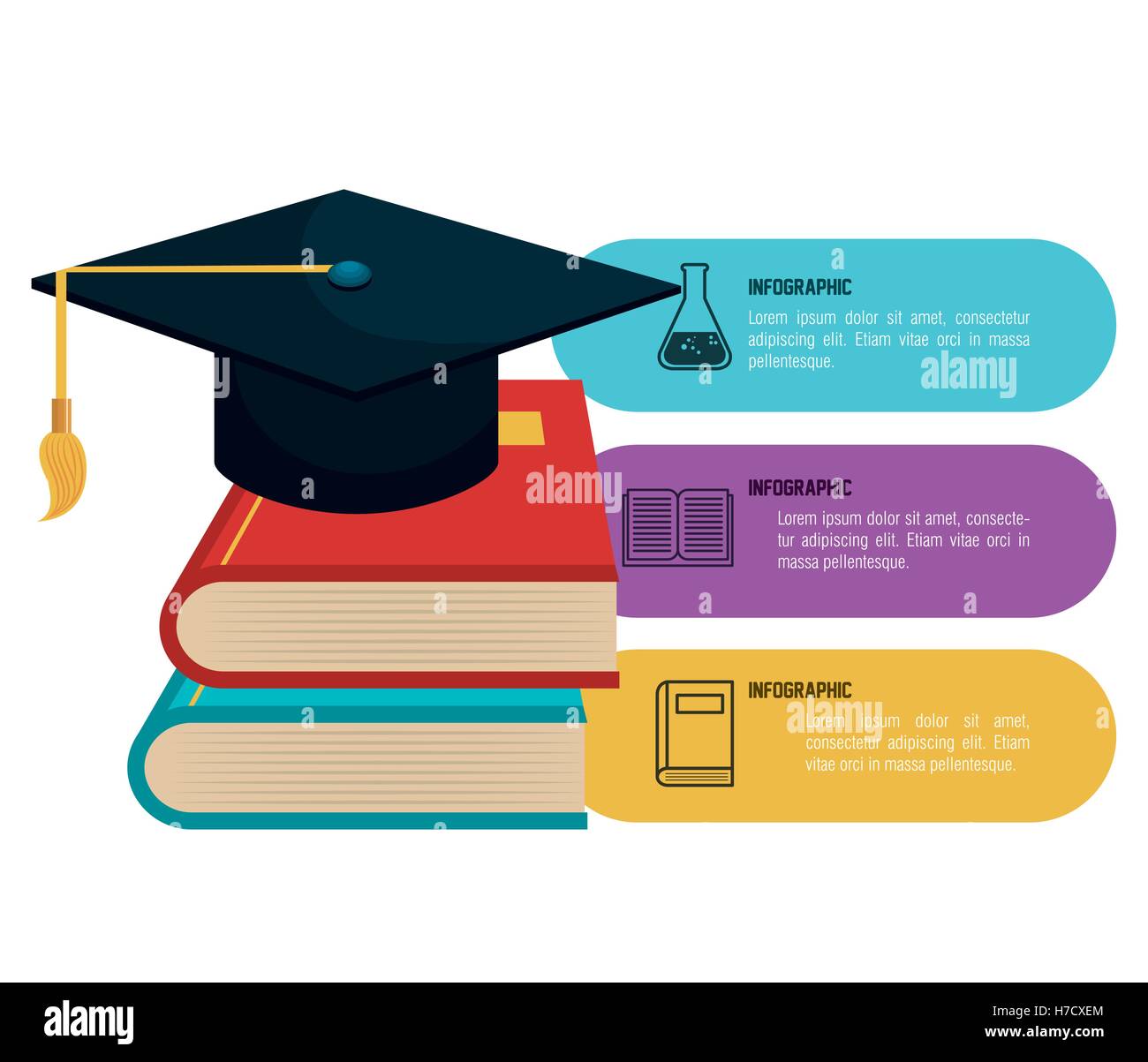 Infographic education hi-res stock photography and images - Alamy
