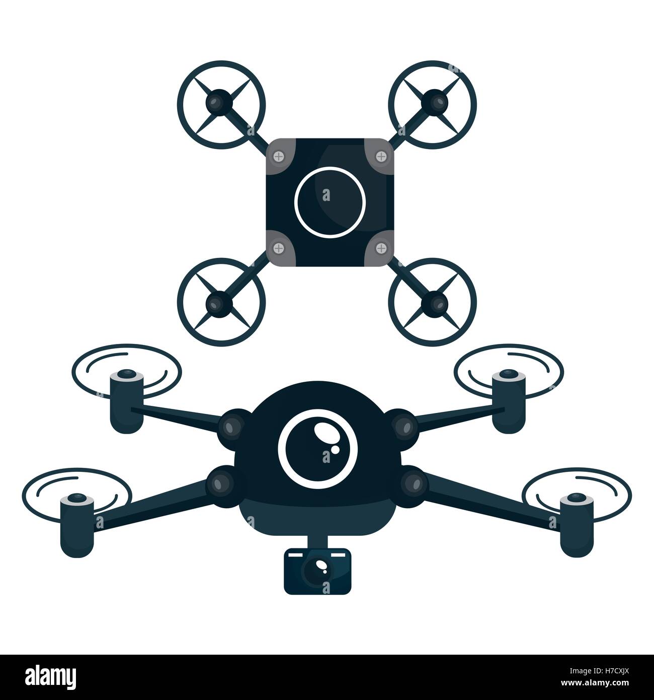 drone technology modern icon vector illustration design Stock Vector ...
