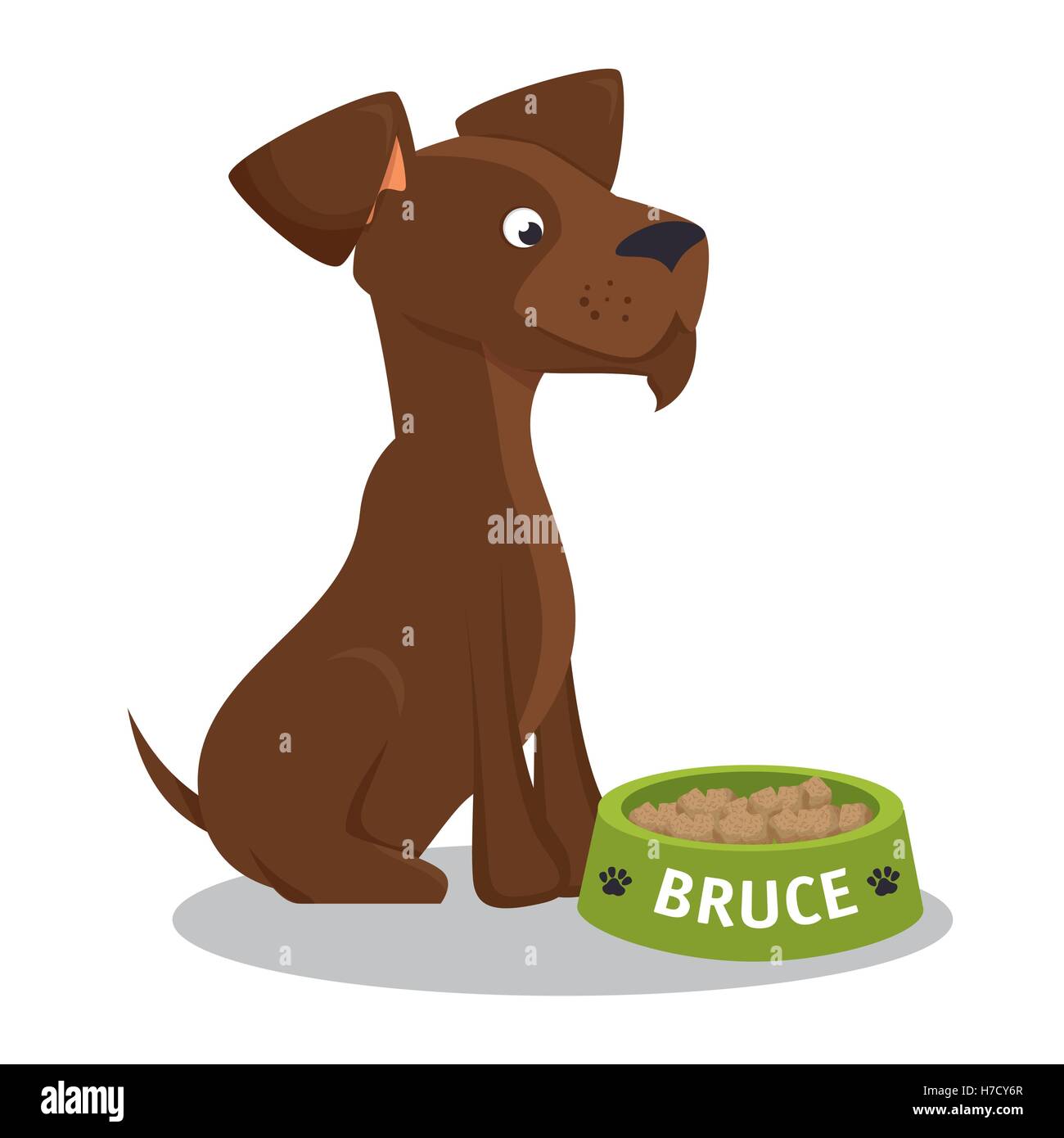 Bruce the dog Stock Vector Images - Alamy