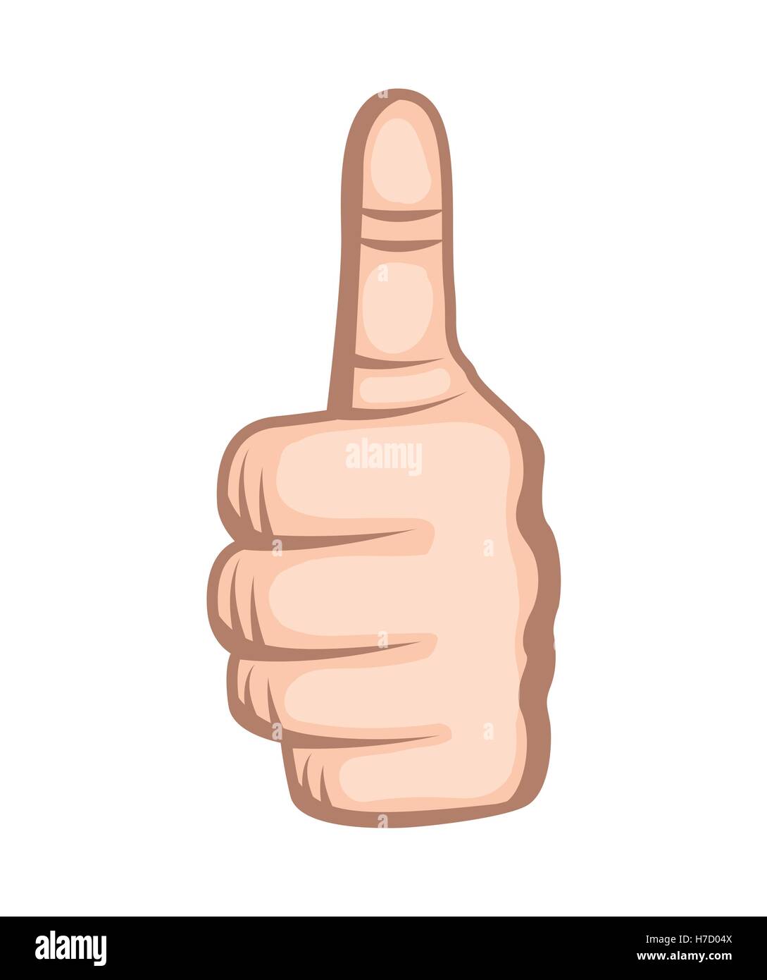 hand human symbol isolated icon vector illustration design Stock Vector ...