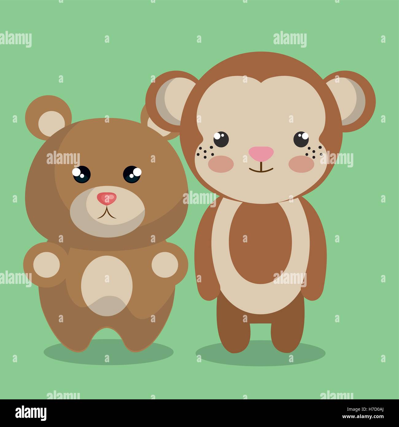 cute couple stuffed animals Stock Vector Image & Art - Alamy