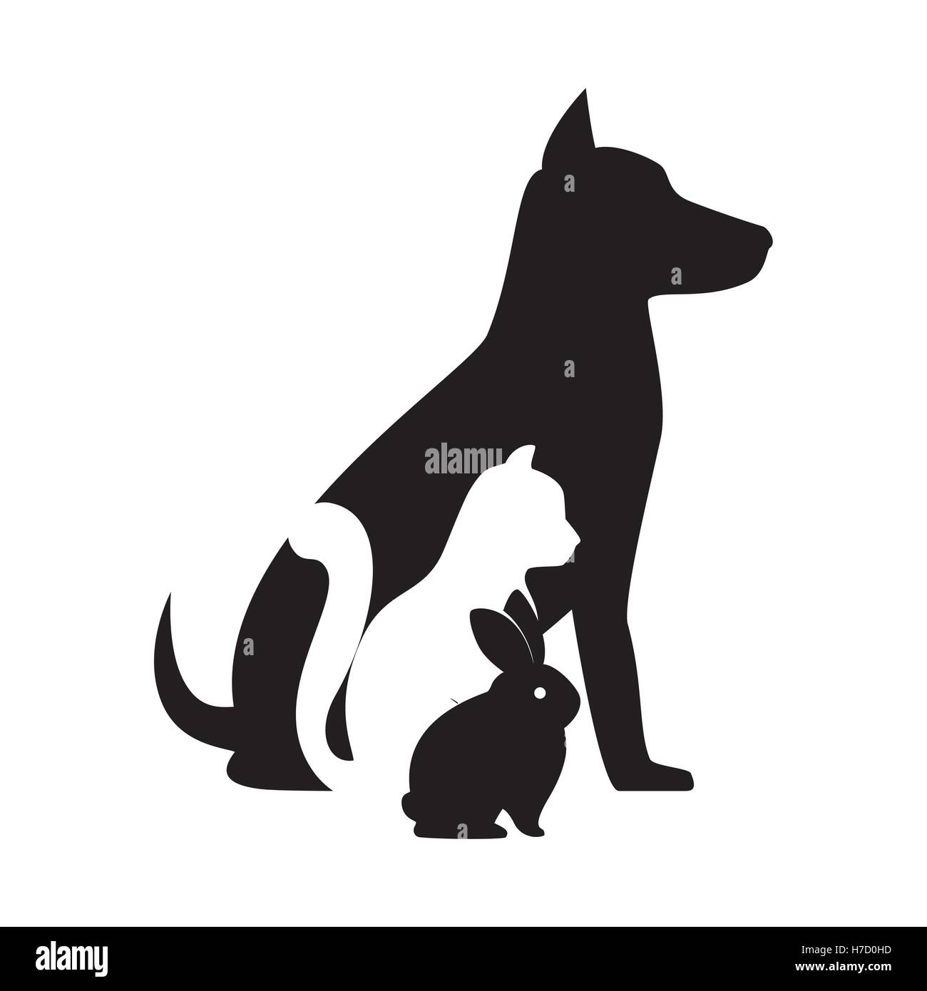 Dog And Cat Silhouette