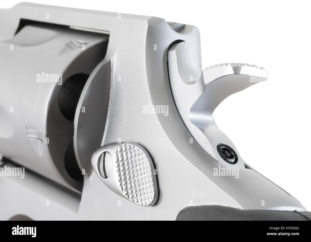 Black gun pistol revolver isolated hi-res stock photography and images ...