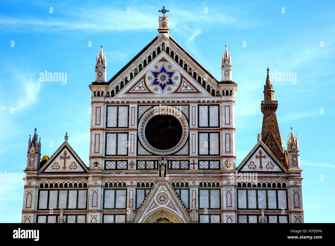 Basilica church of santa croce hi-res stock photography and images - Alamy