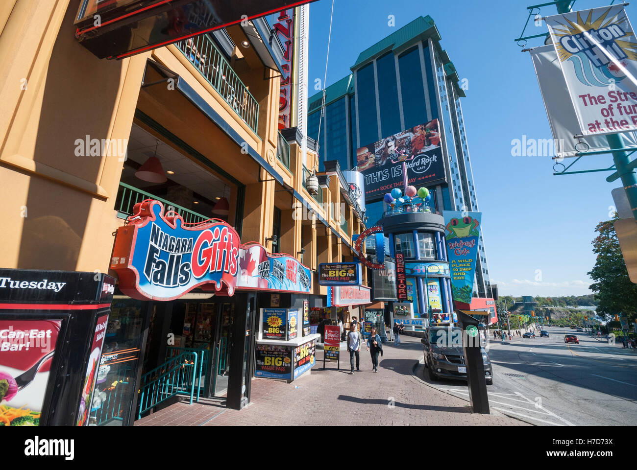Called the Niagara Falls street of fun, Clifton hill is a an area of ...