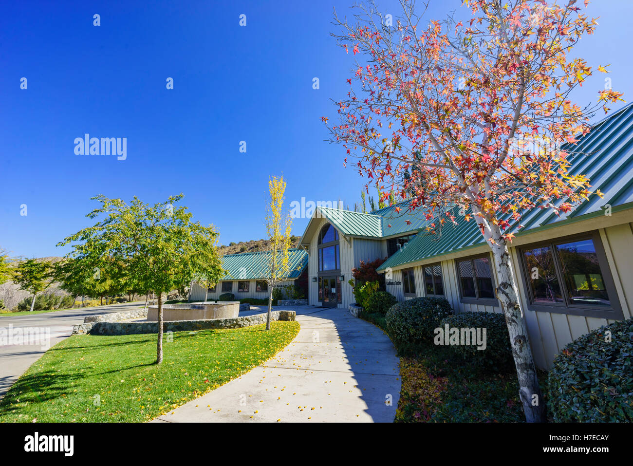 Beautiful fall color of Valyermo, Los Angeles County, California Stock ...