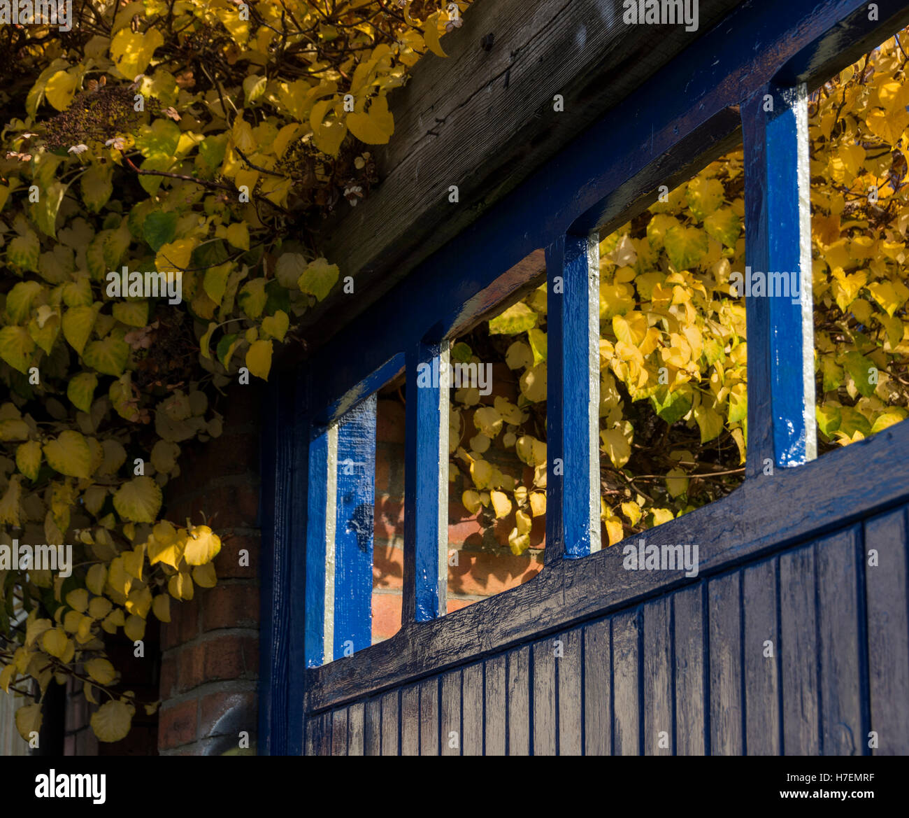 Colourful painted gate hi-res stock photography and images - Alamy