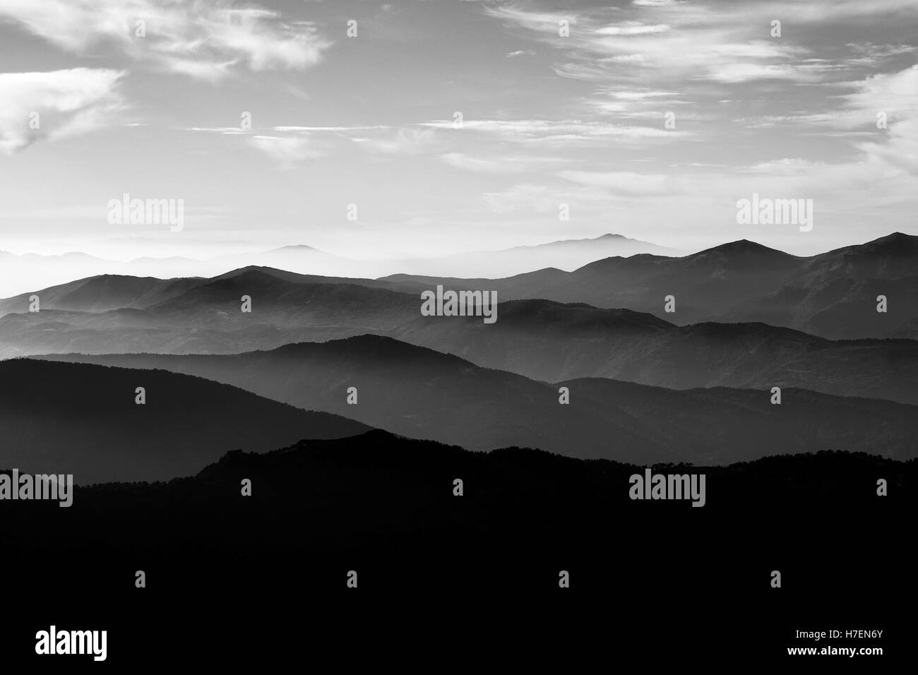 a cool view of the mountains Stock Photo - Alamy