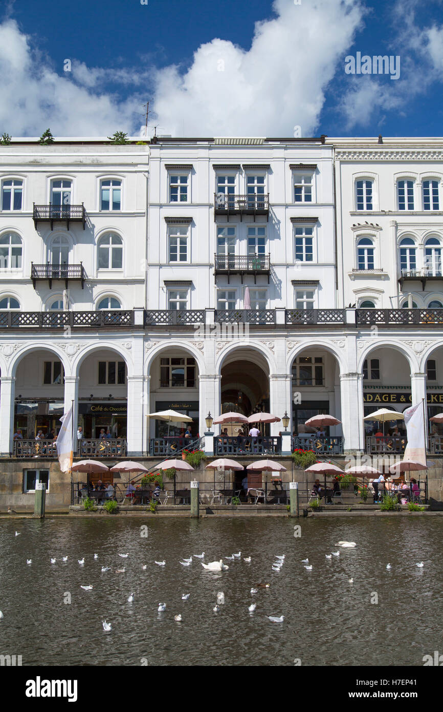 Hamburg river kleine alster hi-res stock photography and images - Alamy