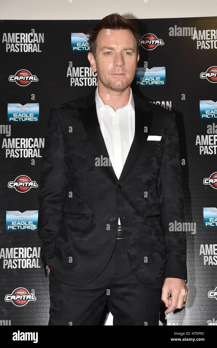 Ewan McGregor attending the premiere of 'American Pastoral', held at ...