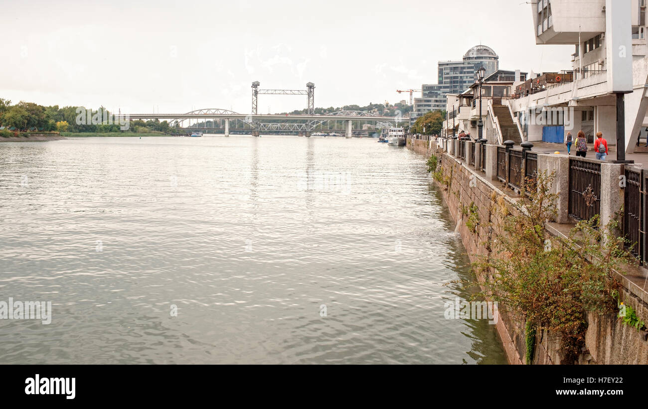 Rostov on don bridge on river don hi-res stock photography and images ...