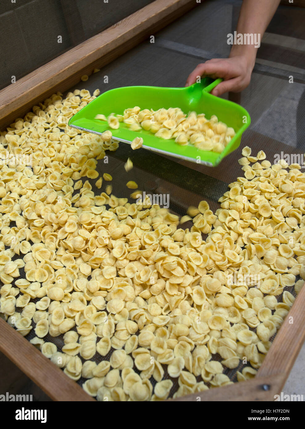 Home made pasta drying outside house, Bari, Italy Stock Photo - Alamy