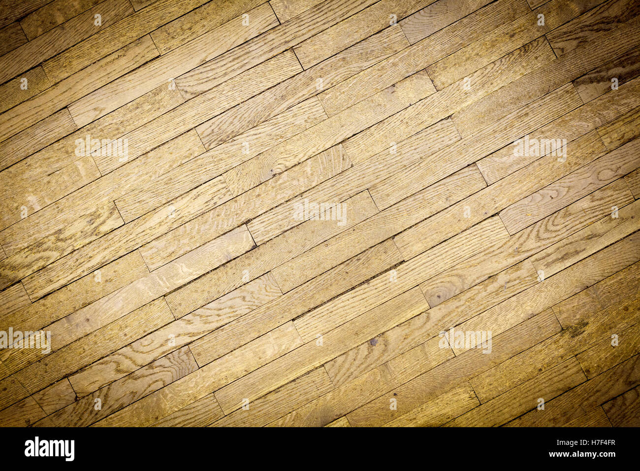 Wooden floor, brown color high contrast background, diagonal lines ...
