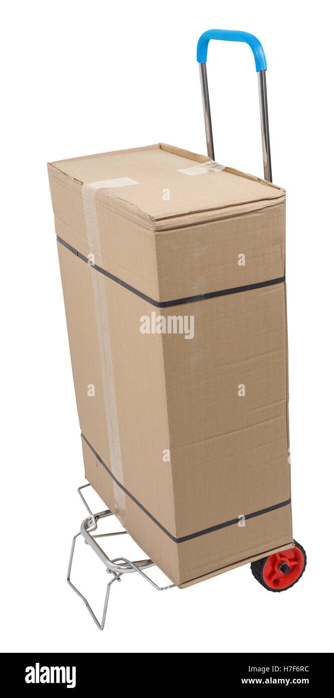 Red Delivery Trolley High Resolution Stock Photography and Images - Alamy