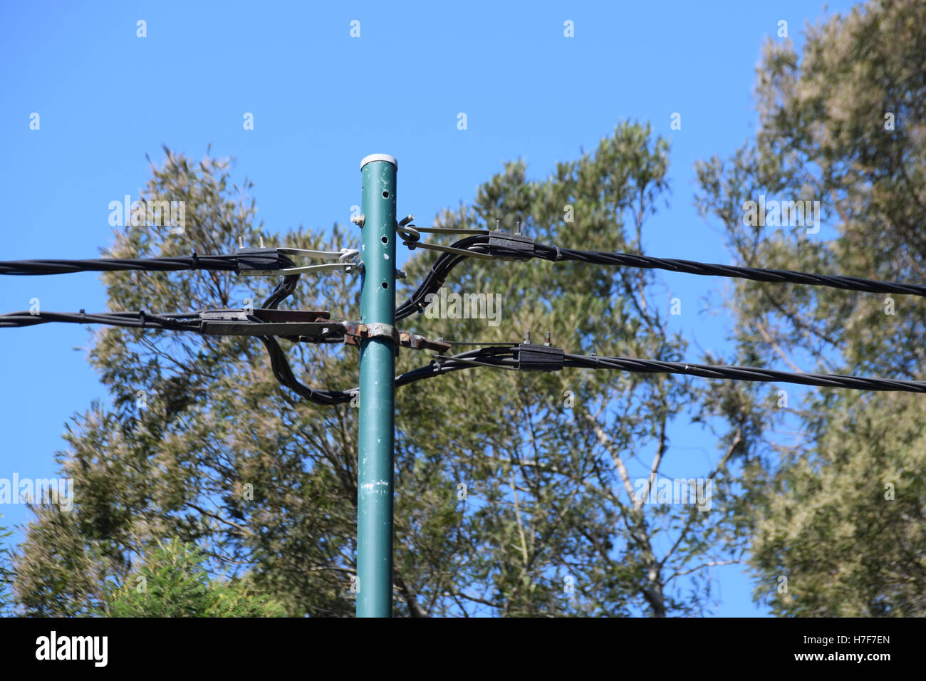 Over head power line hi-res stock photography and images - Alamy
