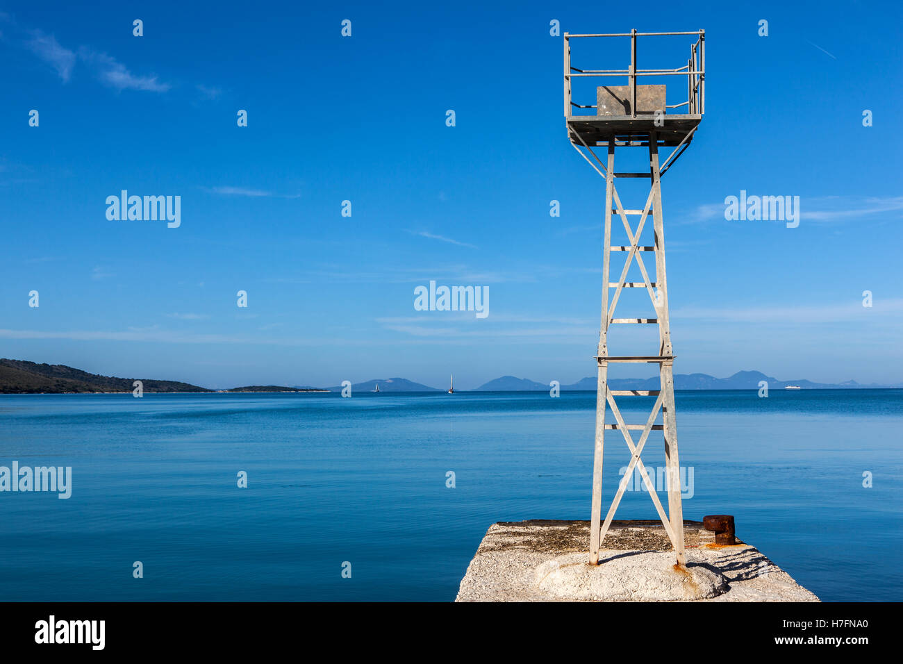 Observation deck over the sea Stock Photo - Alamy
