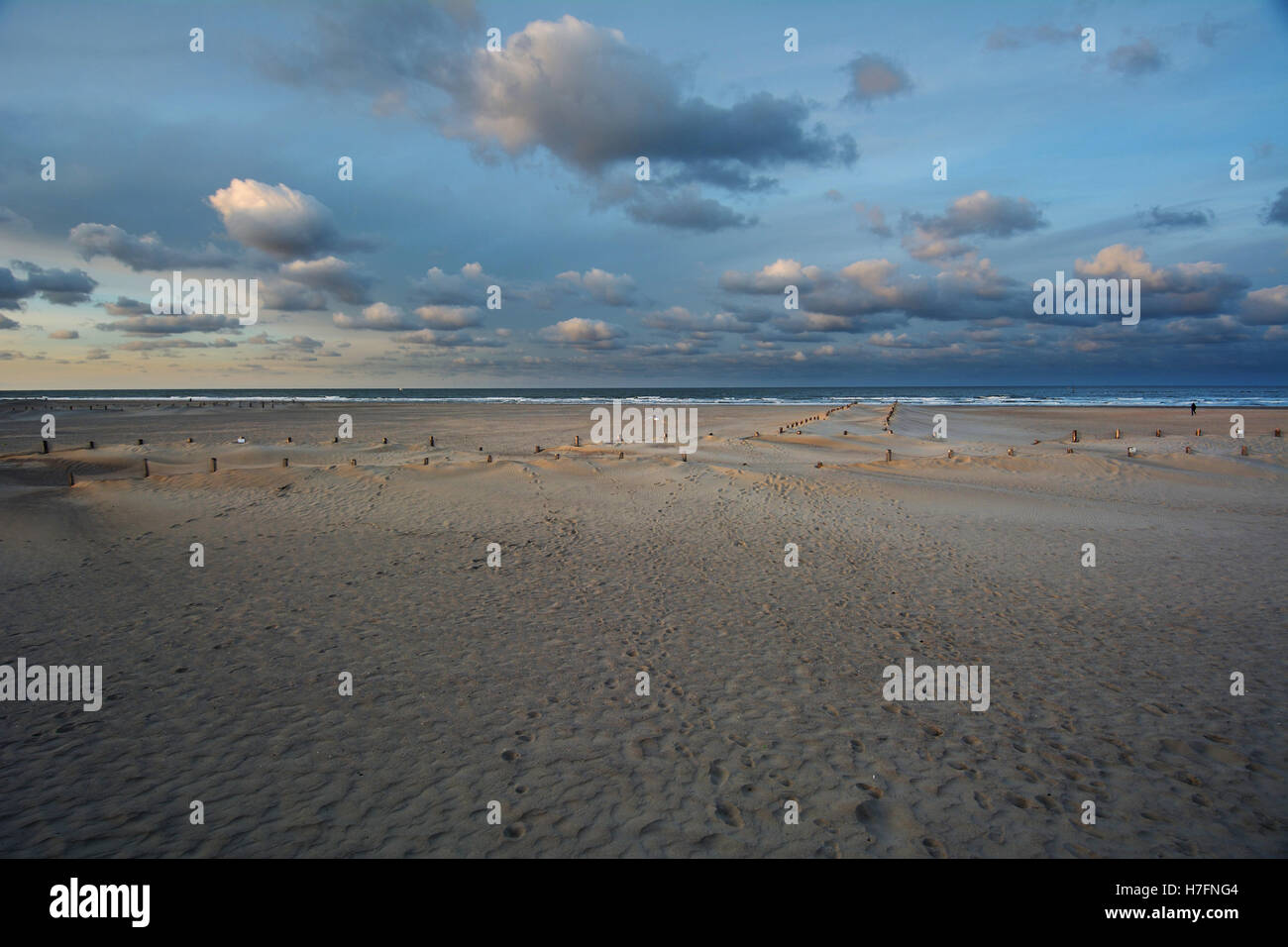 France, Dunkerque (Dunkirk), beach Malo les Bains off season Stock ...
