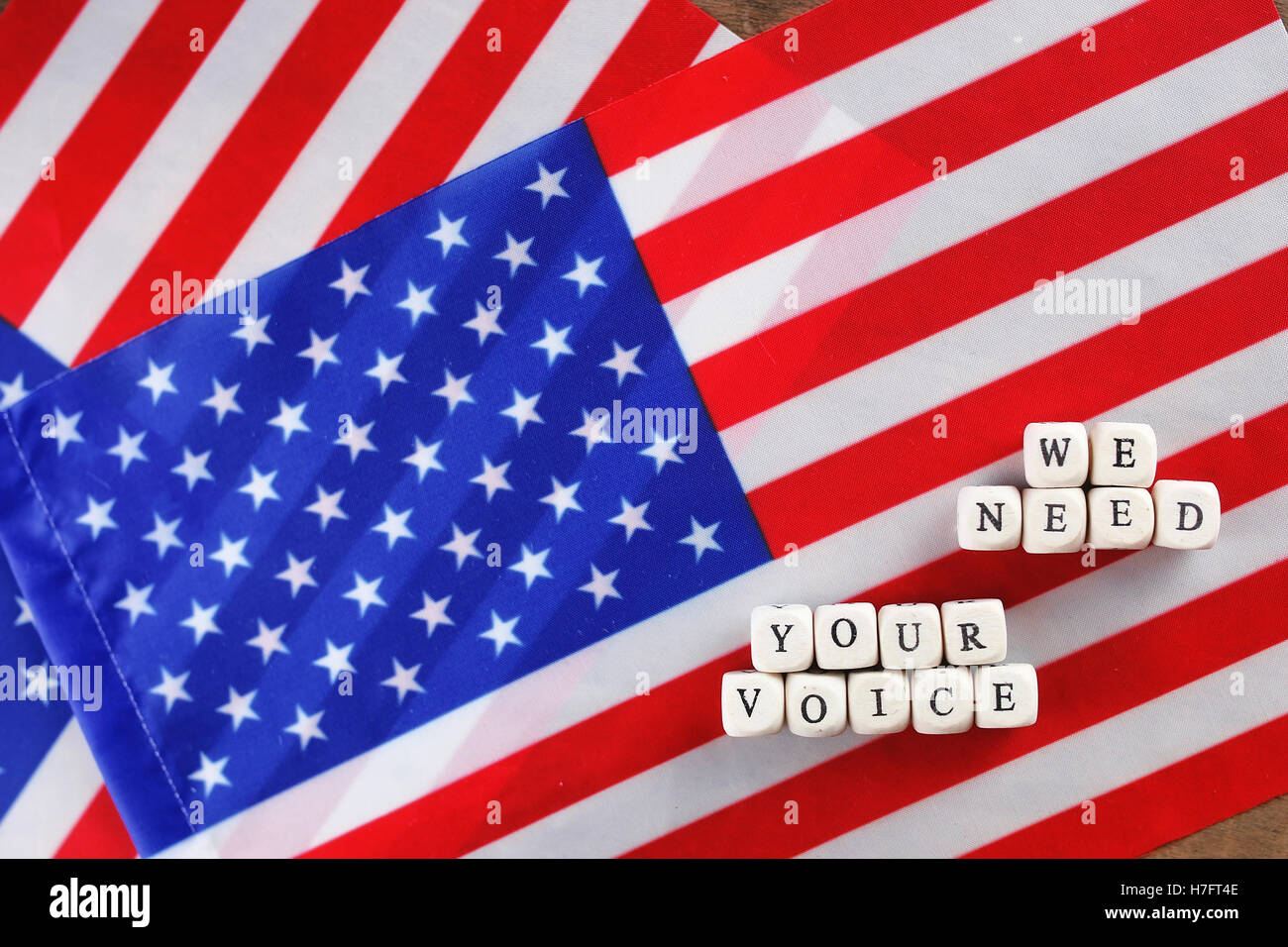 election simbol on usa flag Stock Photo - Alamy