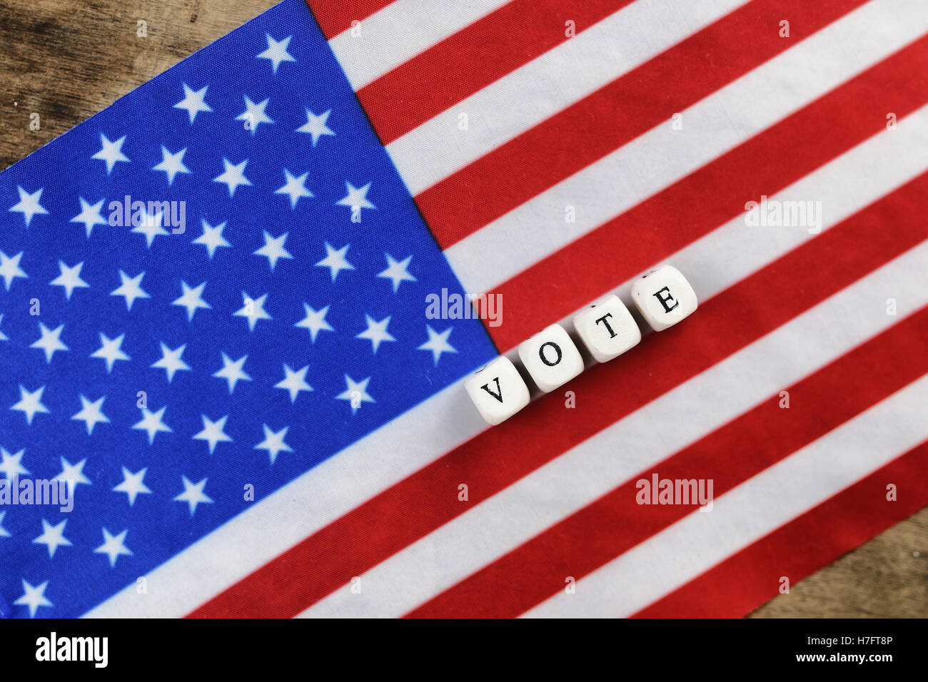 election simbol on usa flag Stock Photo - Alamy