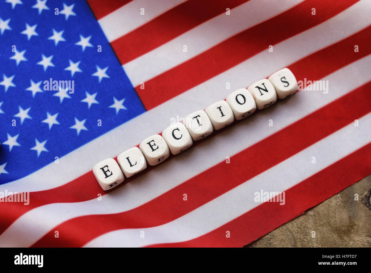 election simbol on usa flag Stock Photo - Alamy