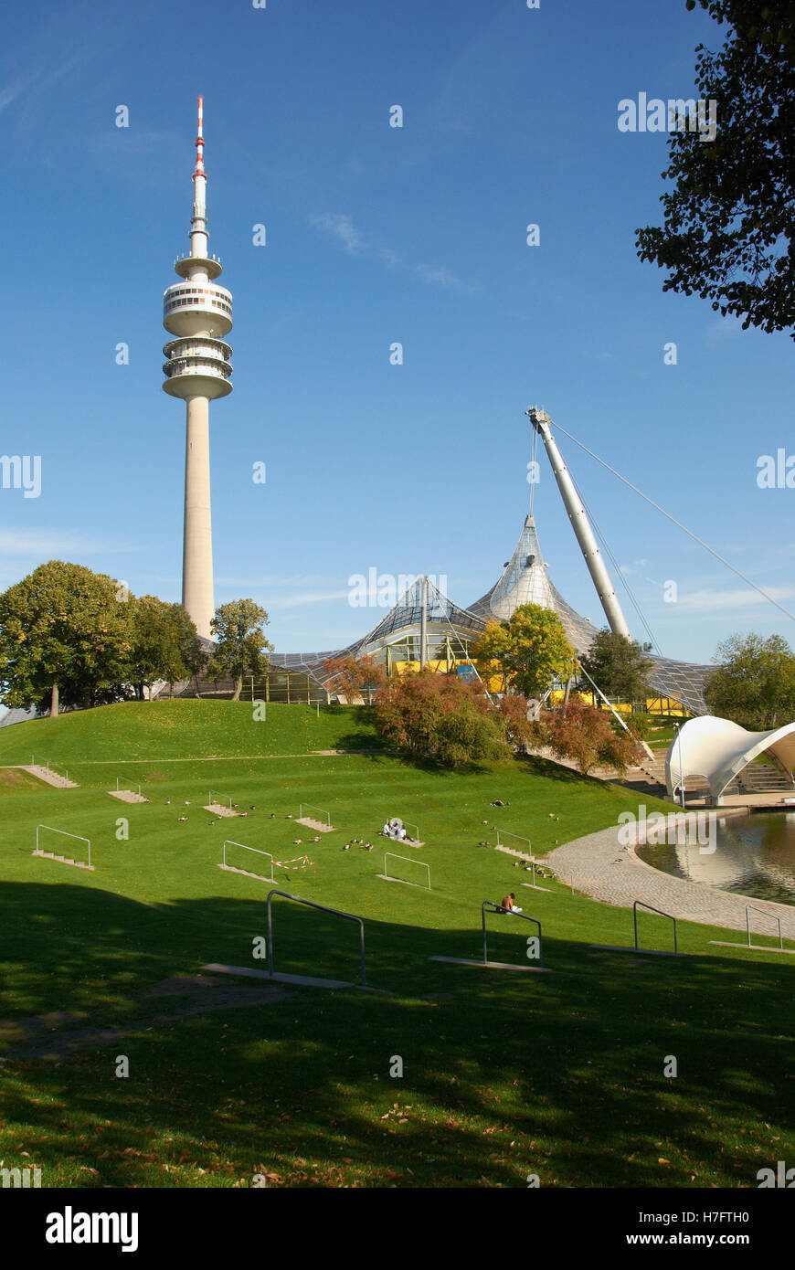 Olympic swimming pool munich germany hi-res stock photography and ...