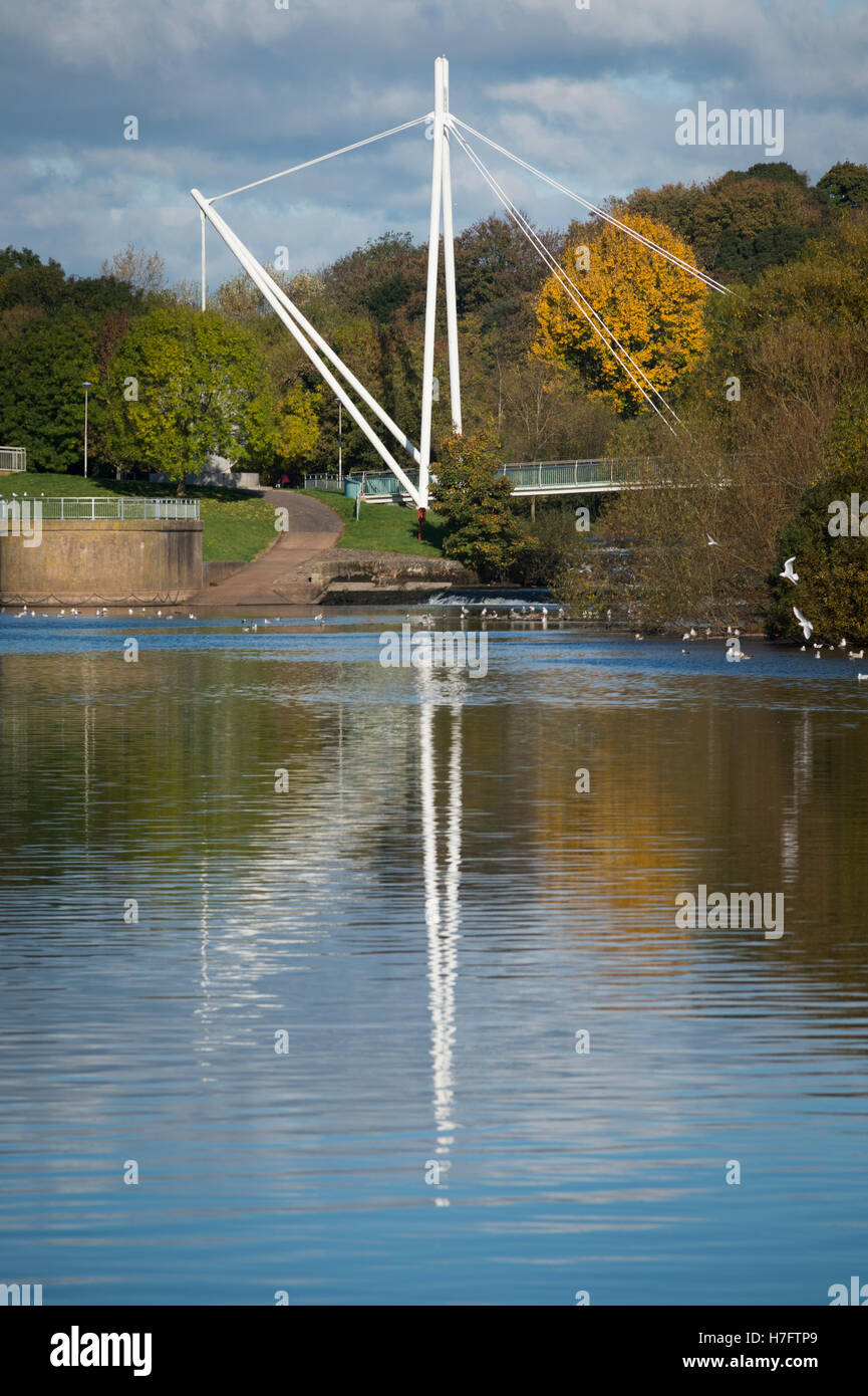 Miller's Crossing on the River Exe, Exeter, Devon, UK Stock Photo - Alamy