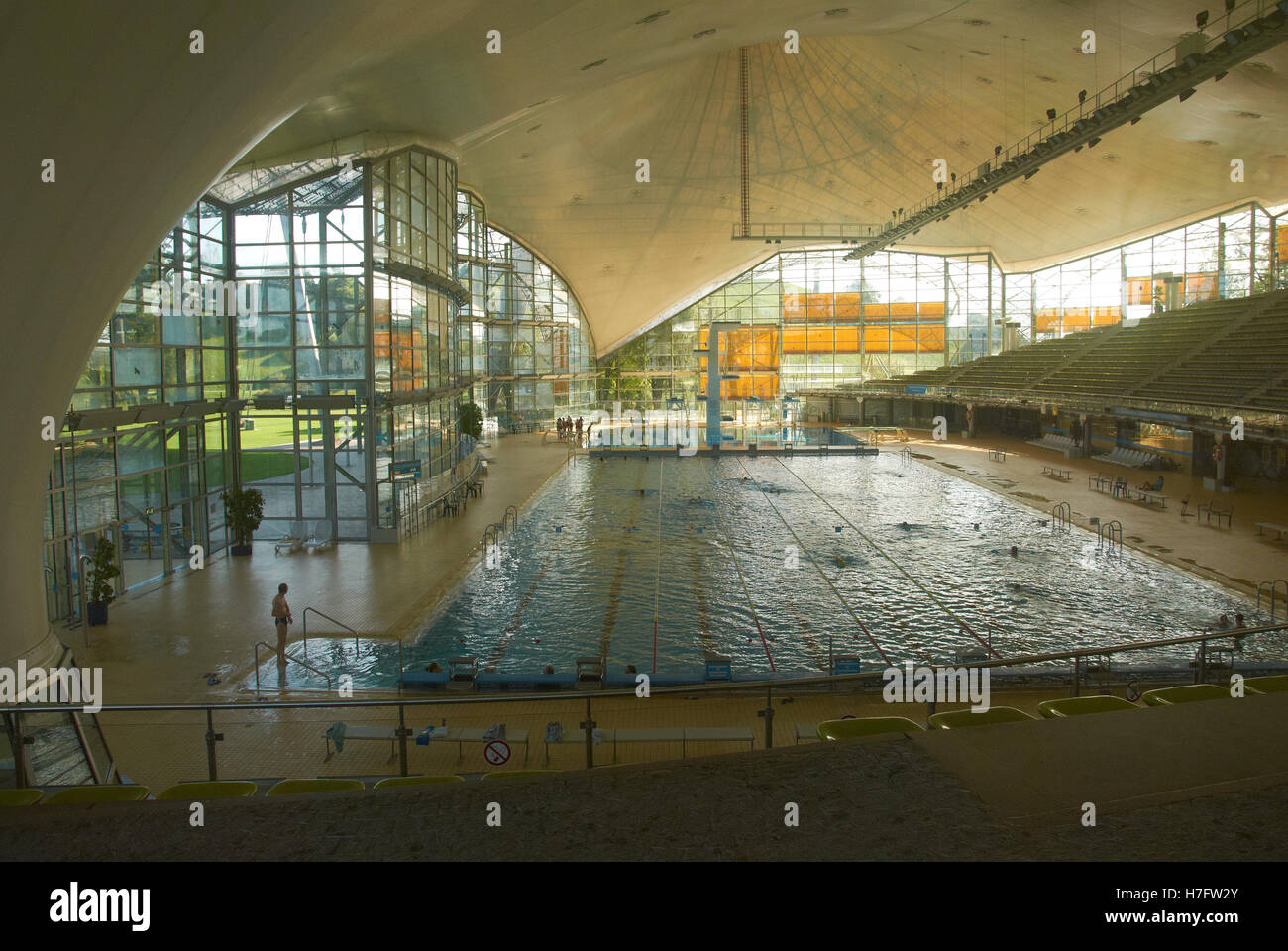 Olympic swimming pool munich germany hi-res stock photography and ...