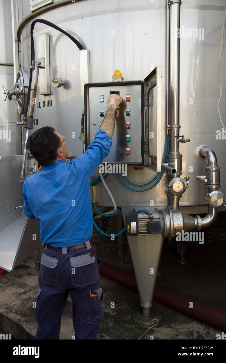 repairing a broken machinery Stock Photo - Alamy