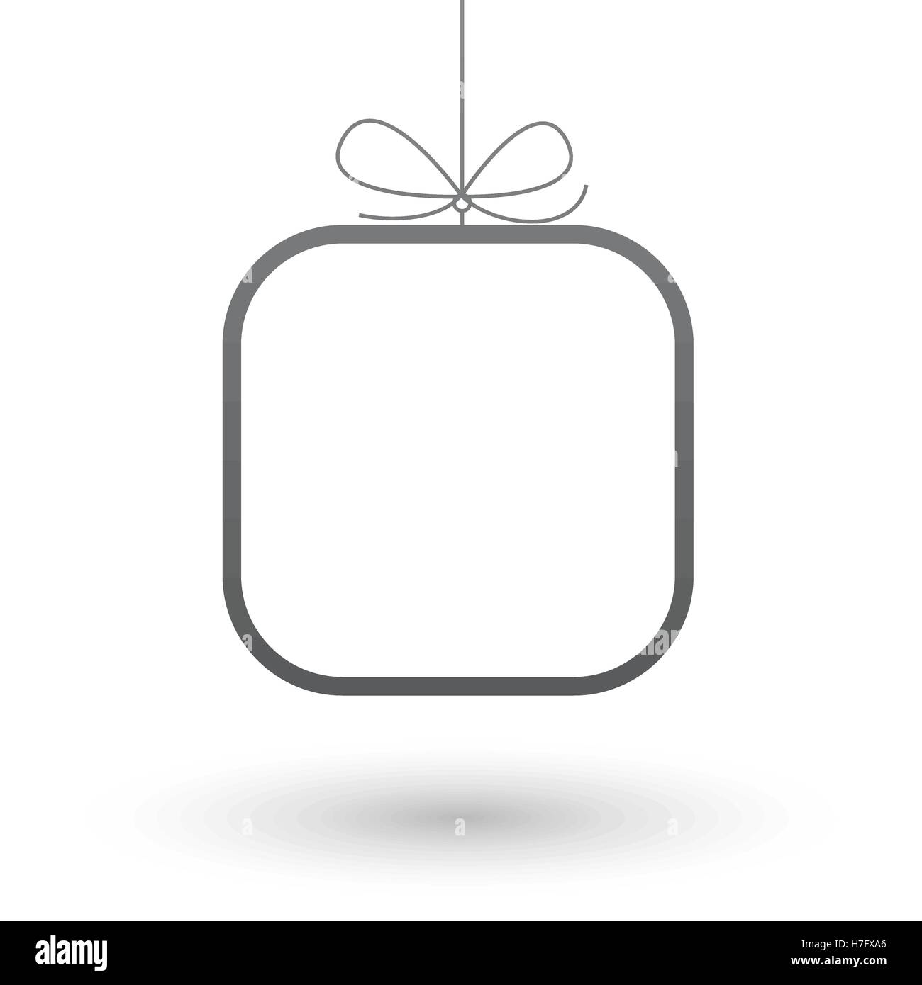 Minimalistic frame gift background Stock Vector Image & Art - Alamy