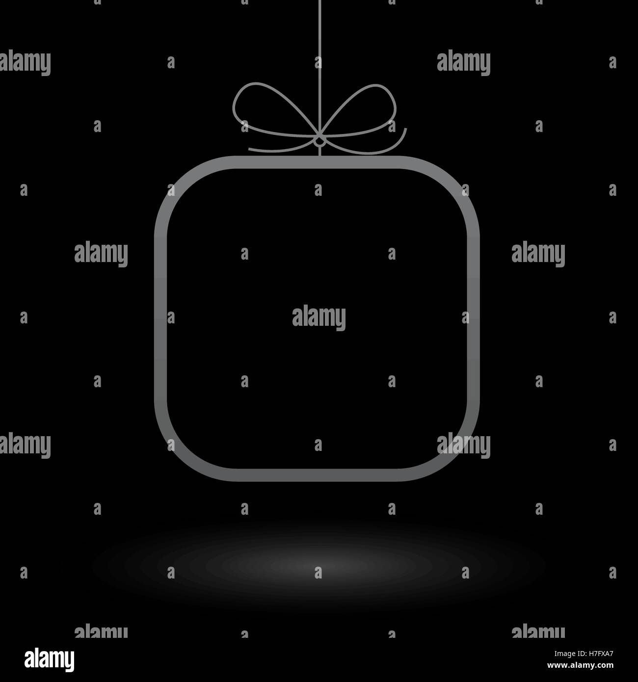 Minimalistic frame gift background Stock Vector Image & Art - Alamy