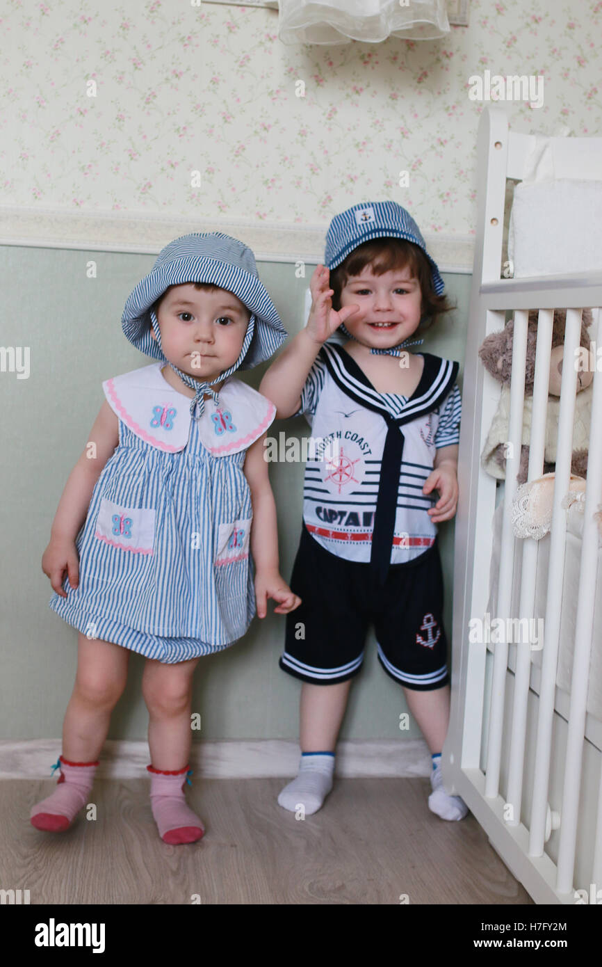 kid sailor play at home Stock Photo - Alamy