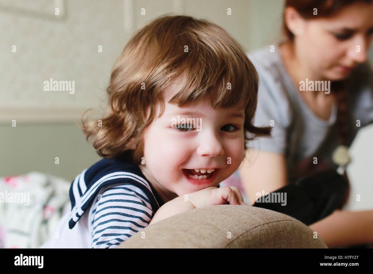 kid sailor play at home Stock Photo - Alamy