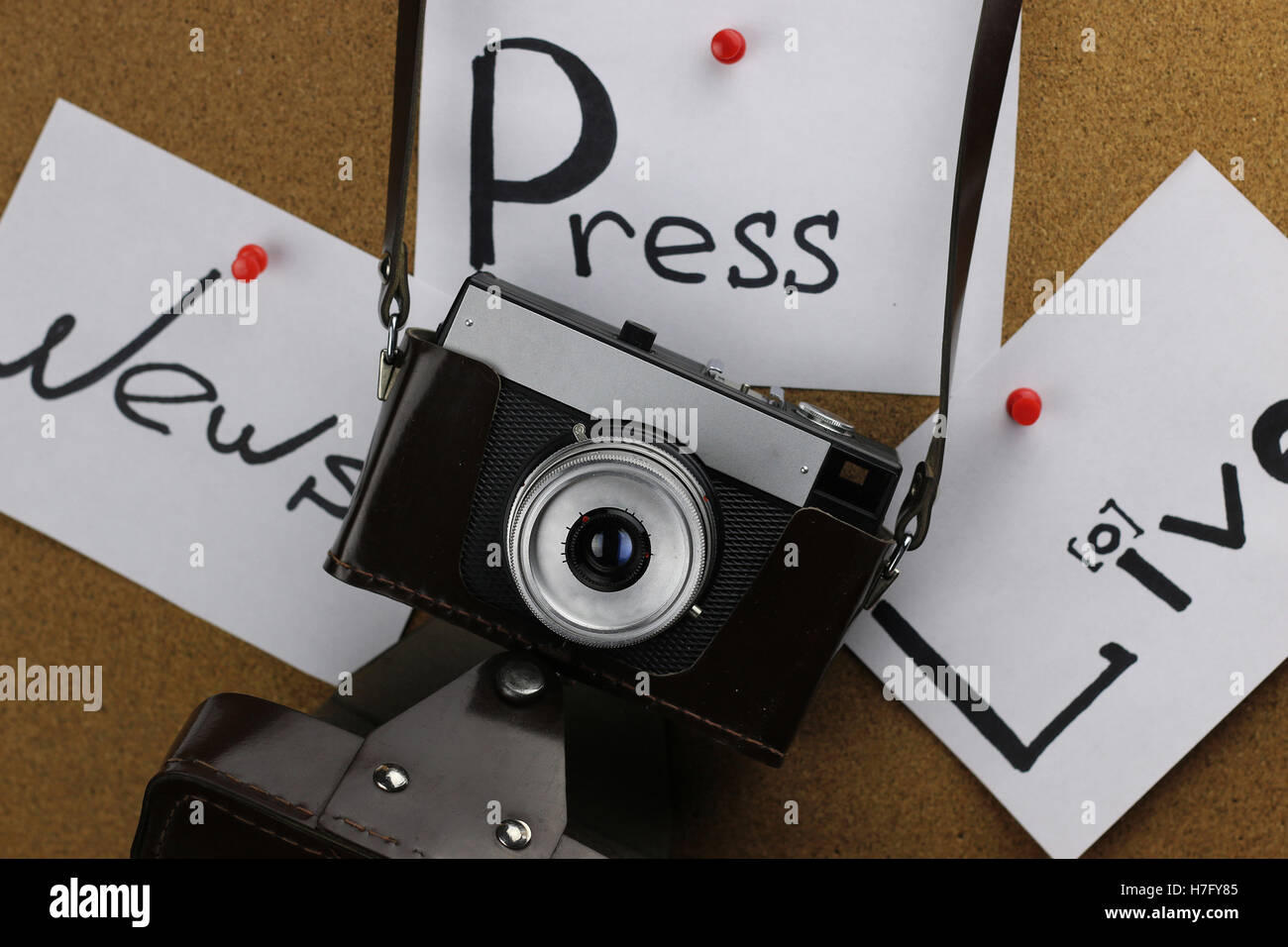 News camera journalism Stock Photo - Alamy