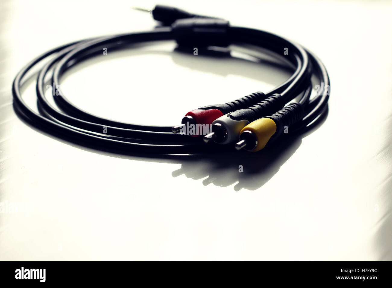 wire tulip cable macro Stock Photo - Alamy