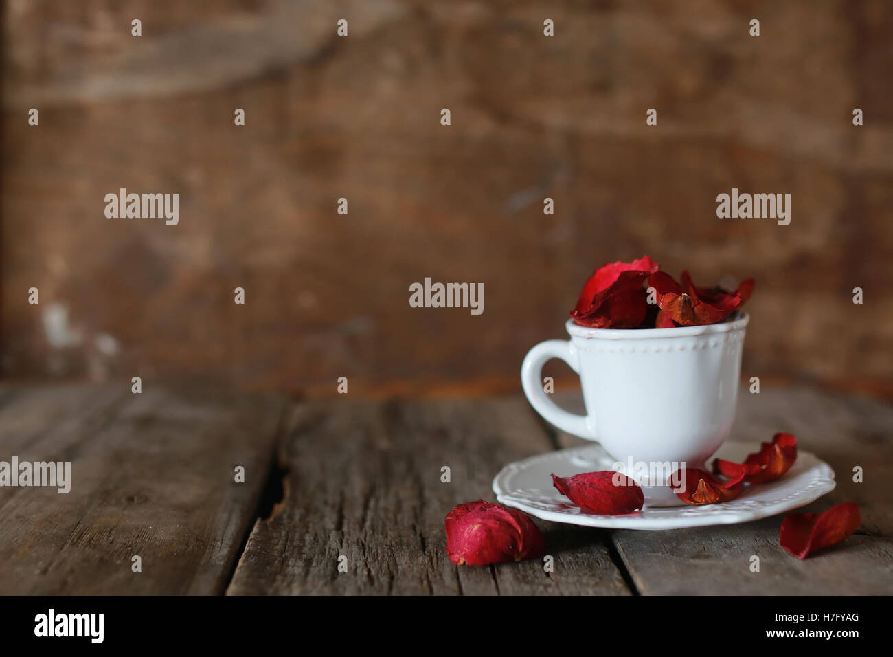 tea with rose petal and sugar Stock Photo - Alamy