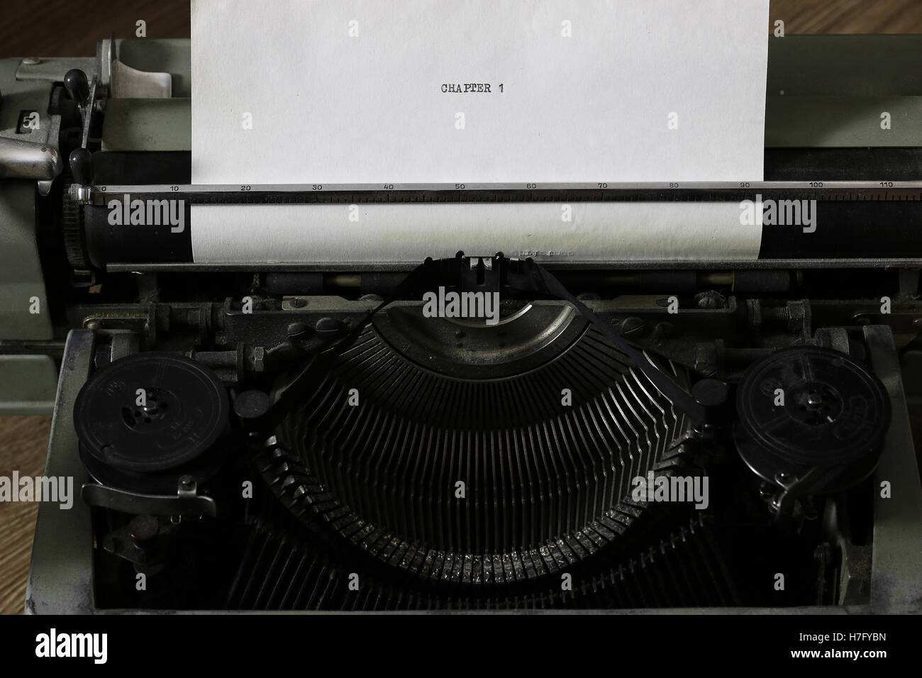 typewriter and camera retro Stock Photo - Alamy